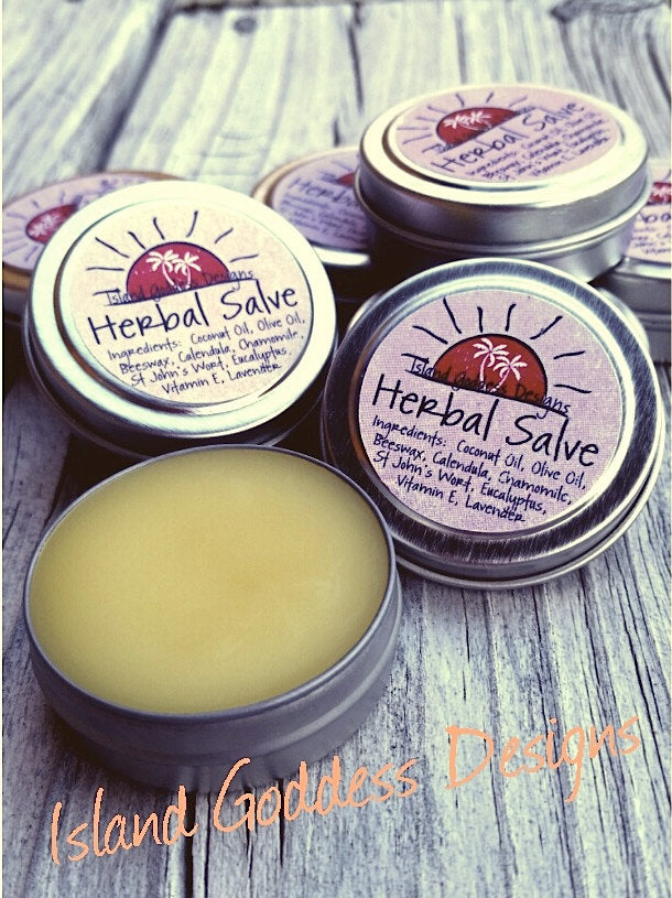 Healing Salve - All Natural Herbal Salve Vitamin E Natural Antiseptic ...
